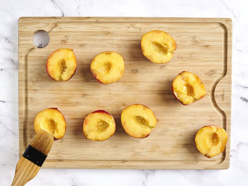 Grilled Peaches and Cream - Budget Bytes