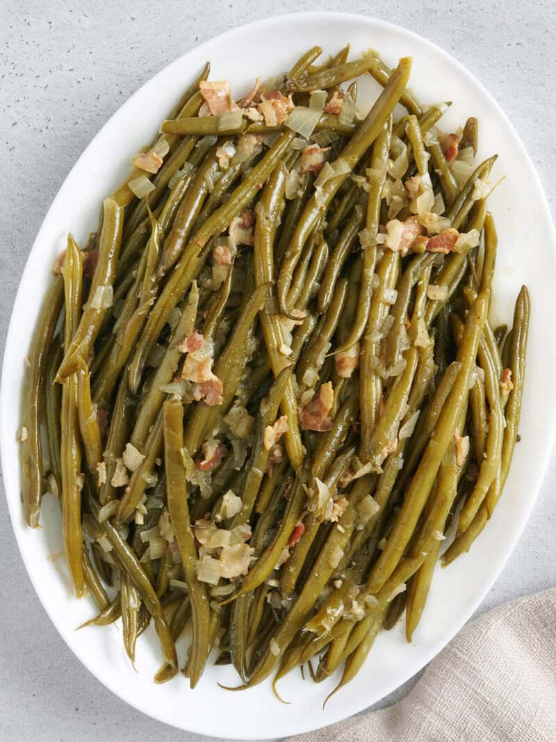 Southern Slow Cooker Green Beans - Budget Bytes