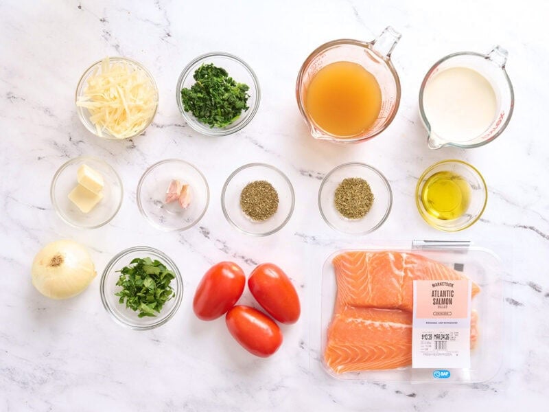 Tuscan Salmon Skillet - Budget Bytes