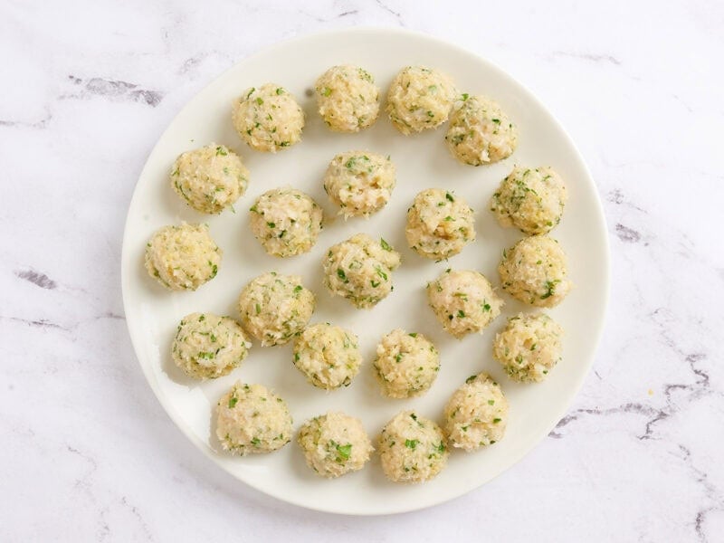 Chicken Piccata Meatballs and Orzo Skillet - Budget Bytes