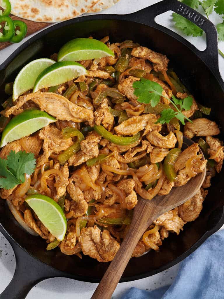 Stovetop Chicken Fajitas - Budget Bytes